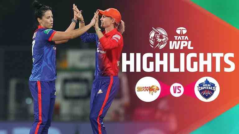 GG vs DC WPL Highlights : Gujarat Giants Vs Delhi Capitals IPL